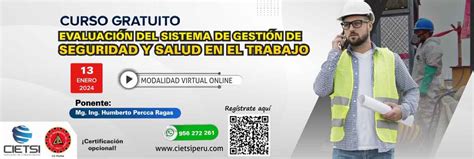 Curso Gratuito EvaluaciÓn Del Sistema De GestiÓn De Seguridad Y Salud