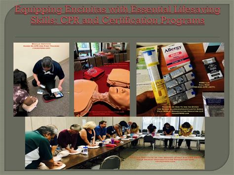Ppt Equipping Encinitas With Essential Lifesaving Skills Cpr And