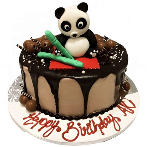 Panda Chocolate Birthday Cake Bakehoney