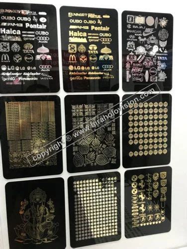 Customized Golden Resin Metal Sticker At Rs 550sheet मेटल स्टीकर In