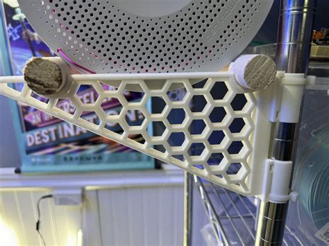 Spool Rack That Mounts To Posts Of Wire Rack Shelving R Bambulab