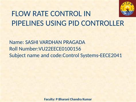 Sashi Cs Assignment 1 On Pid Controller Pptx