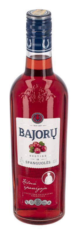 Degtinė Bajorų Degtinė Ir Spanguolės 05 L Iki Arčiau Tavęs