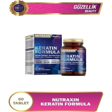 Nutraxin Keratin Formula 60 Tablet Fiyatı - Taksit Seçenekleri