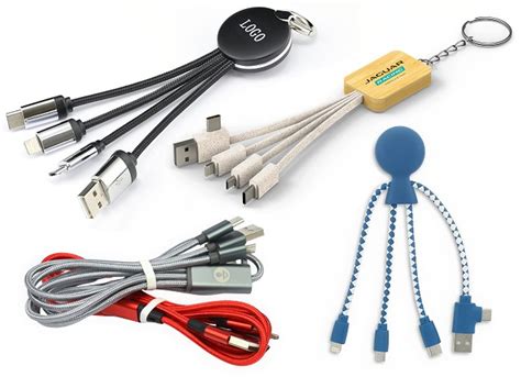 Promotional Multi Cables For Usb Charging Branded Usb Chargers