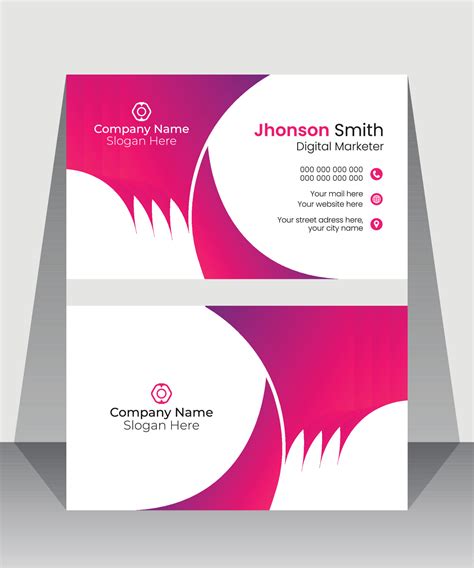 Business Card Layout Template