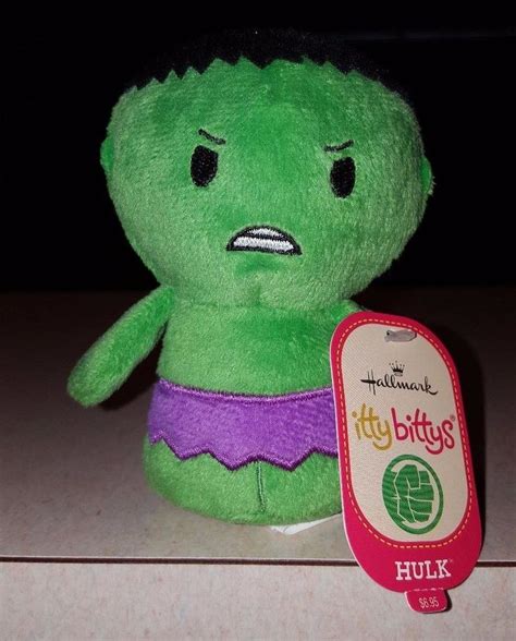 Hallmark Marvel Itty Bittys Lot Of 4 Iron Manhulkcaptain America