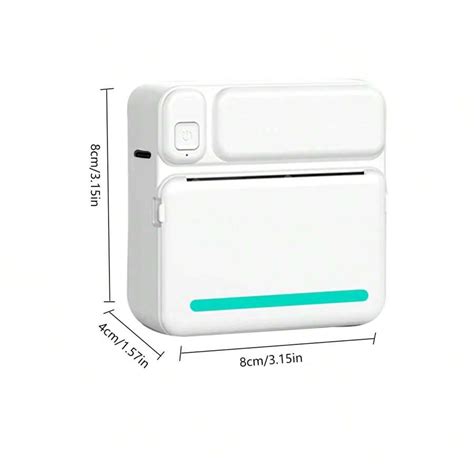 Mini Thermal Printer Bt Pocket Printer Portable Inkless Sticker Printer