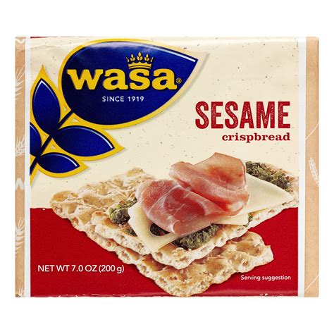 Wasa Sesame Crispbread 7 Oz Walmart Walmart