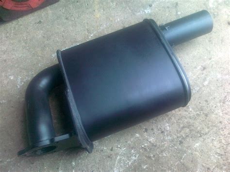 Jcb 3cx Exhaust Silencer Box For Project 21 Jcb Engine 331 52383 Arms Plant Jcb Parts