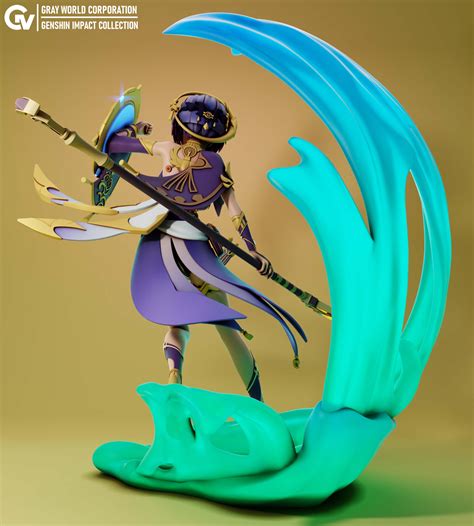 Candace 2 Genshin Impact 3d Model By Gray World Corporation