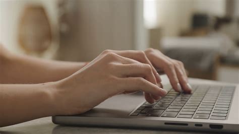 Woman Coding On Laptop Keyboard Close Up Stock Footage SBV Storyblocks