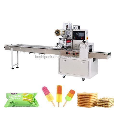 Biscuit Automatic Horizontal Packaging Machine Bread Tray Packing