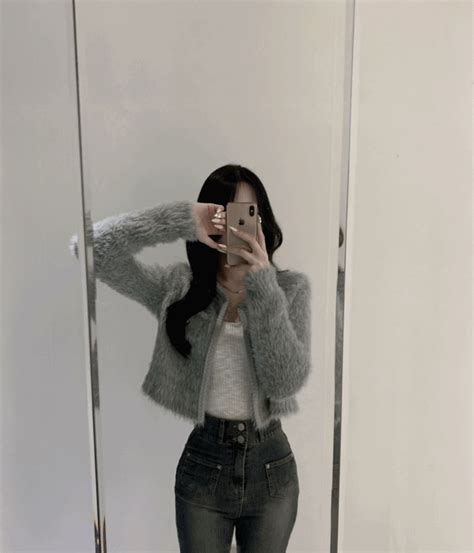 [md소장 당일배송] 숏 앙고라 퍼 가디건 트위드 자켓 수입 에이블리