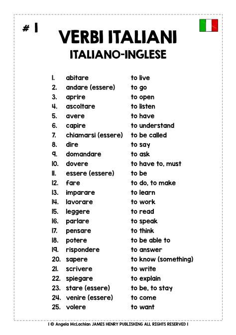10 Ottime Idee Su Verbi Tempi Passato Presente Futuro Imparare L