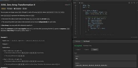 3356 Zero Array Transformation Ii Dev Community