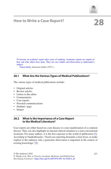 Pdf How To Write A Case Report