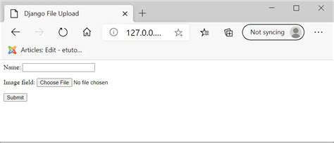 How To Upload Image And Add In Django Model Imagefield
