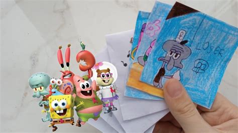 губка Боб новинка 🌸 распаковка бумажных сюрпризов 🌸 Youtube