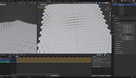 3d Model Hexagon Grid Seamless Loop Animation 3 Turbosquid 2295397
