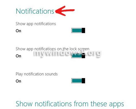 Disable Windows Toast Notifications Mywindows Org