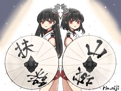 Wallpaper Yamashiro Kancolle Fusou Kancolle Anime Girls Kantai