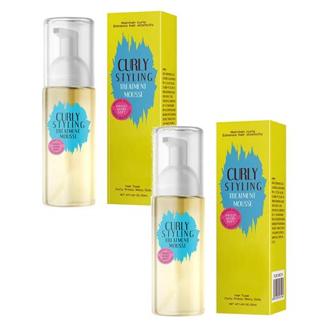 Flexible Hold Coconut Milk Foam Foam For Curly Hair Styling Defining