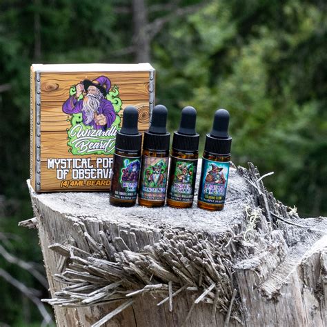Beard Oil Sample 4 Pack Wizardly Beard