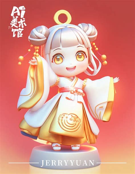 潮玩ip·今日份可爱的汉服小女孩