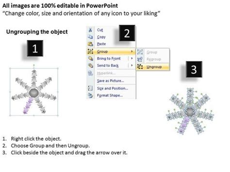 Stages Diverging Arrows Schematic Diagram Ppt Software PowerPoint Slide