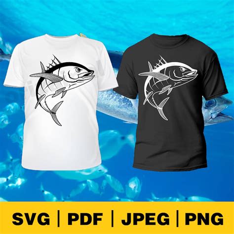 Tuna Fish Svg Angry Tuna Svg Tuna Clipart Tuna Vector Fish Svg