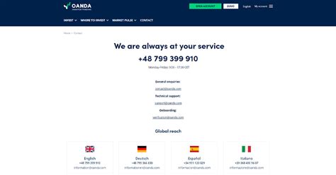 Oanda Contacte Nos