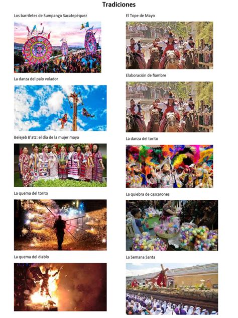 10 Tradiciones De Guatemala Pdf