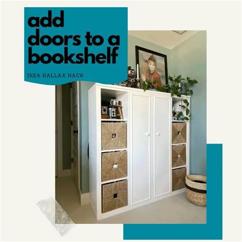 New Again An Ikea Kallax Hack Or How To Add Sliding Doors To Any