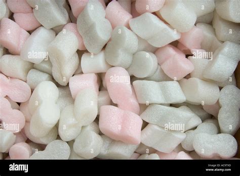 Styrofoam Peanuts For Packing Fragile Items Stock Photo Alamy