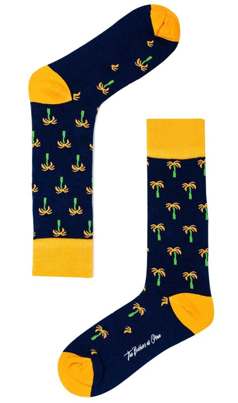 Tropical Island Palm Tree Mens Socks Mens Sock Men Wedding Socks