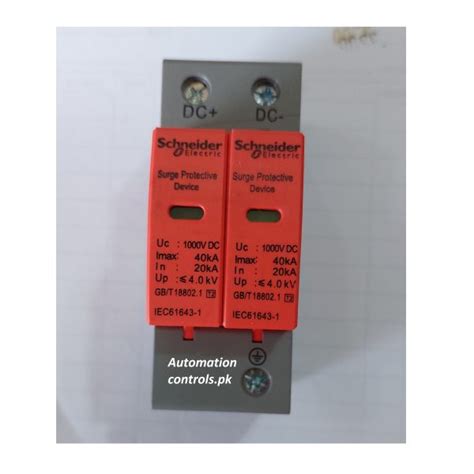 Schneider Dc 2pole Spd Surge Protection Device 40ka 1000v Dc