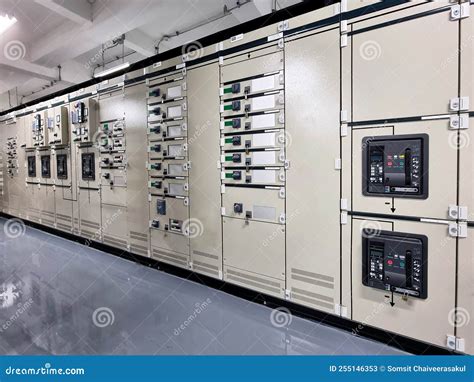 Low Voltage Switchboards Panel Stock Image 255146353