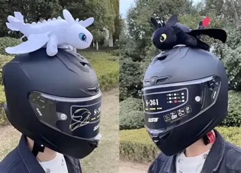 Toothless Car Motorcycle Accessories Night And Light Fury Plush Dragon