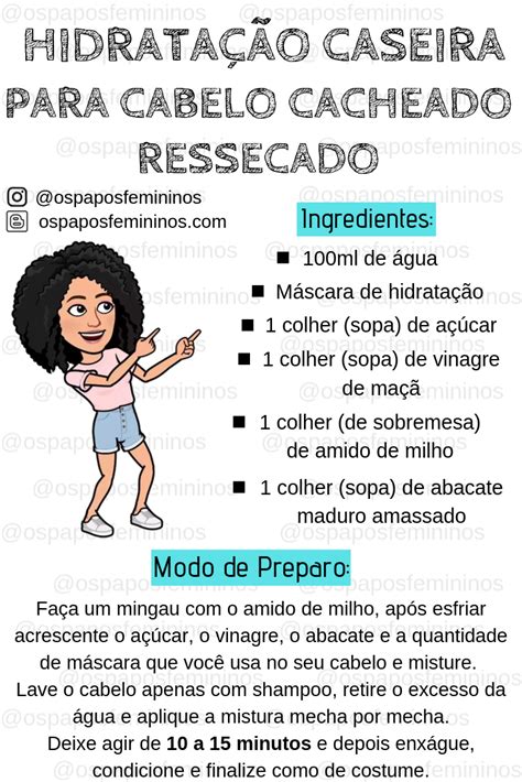 Hidratação para Cabelo Caseira Ressecado Seco Cacheado 2024