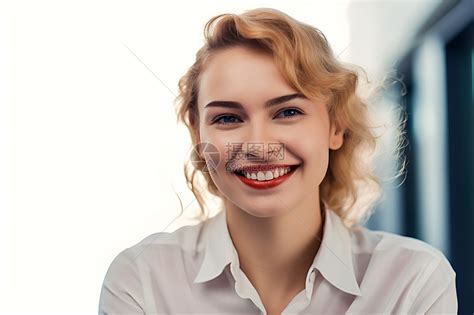 室内微笑的女孩高清图片下载 正版图片600943246 摄图网