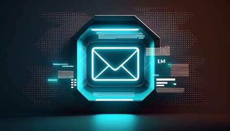 New Email Notification In The Inbox Receiving An Alert Message In