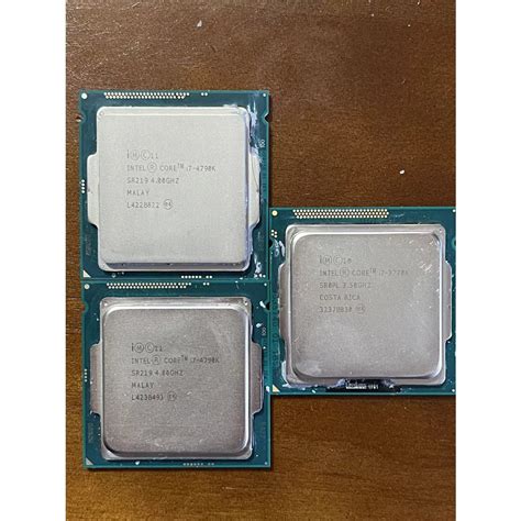Intel I7 3770k I7 3770k 正式版 超頻 處理器 Cpu 3代 頂級 強過 3770 2770 蝦皮購物