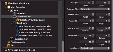 Ios How Can I Center Buttons Within Uicollectionviewflowlayout For Two Columns Might There Be
