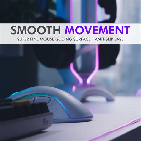 Buy Tilted Nation Bone White Gaming Mouse Pad RGB Create Your Dream