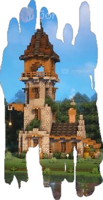 Minecraft Tower Roof