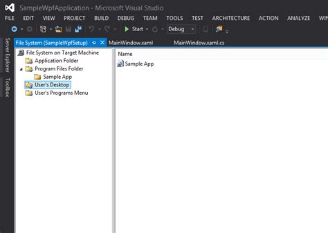 How To Build Wpf Project With Setup File Installer Project