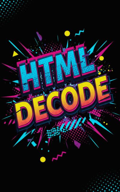 html decode convert html entities to readable text online