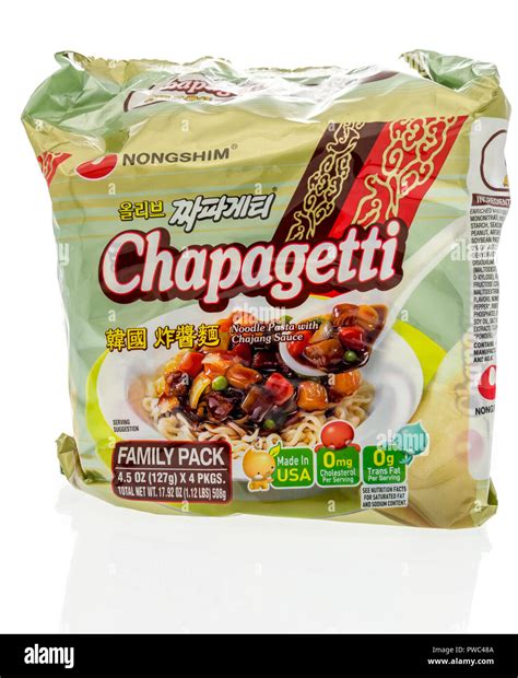 Winneconne Wi 7 October 2018 A Package Of Nongshim Chapagetti