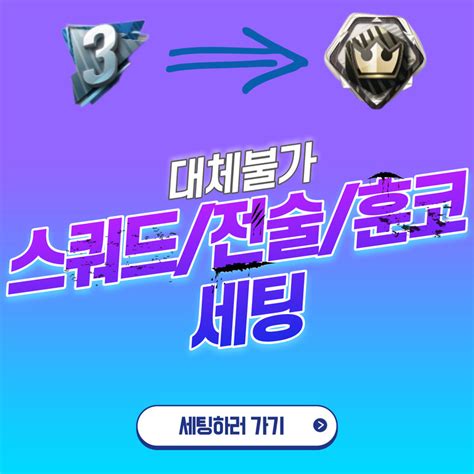 세팅 일회성 맞춤 세팅 맞춤 스쿼드 전술 훈련코치 세팅 링크라운 프로게이머 게임 E스포츠 온라인 강의 레슨 및 교육 학원